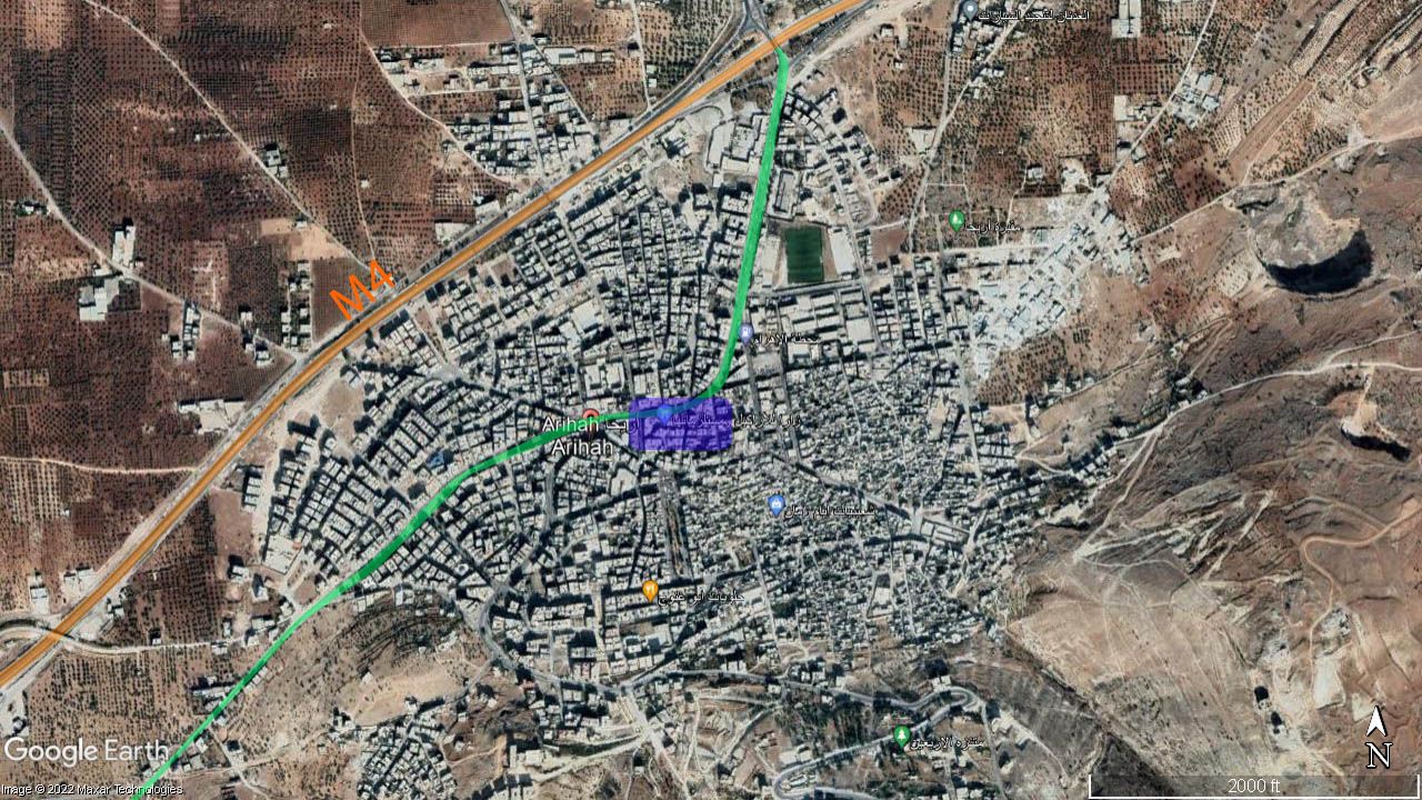 Attack on civilian areas in the town of Ariha, south of Idlib | Syrian ...
